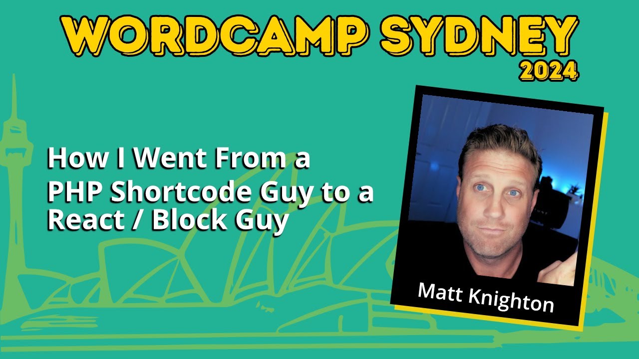 How I Went From a PHP Shortcode Guy to a React / Block Guy - YouTube