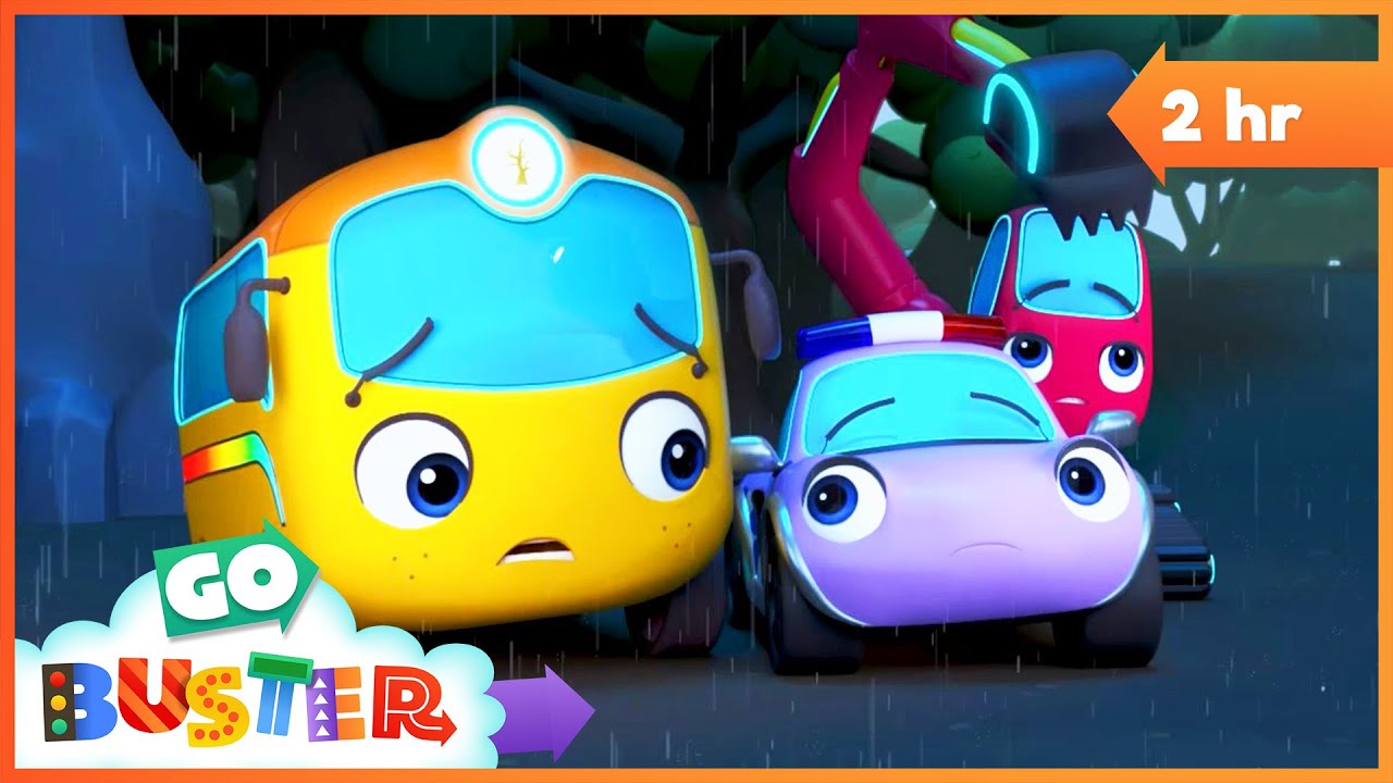 Buster the Bus In a Storm! Go Buster - Bus Cartoons & Kids Stories ...