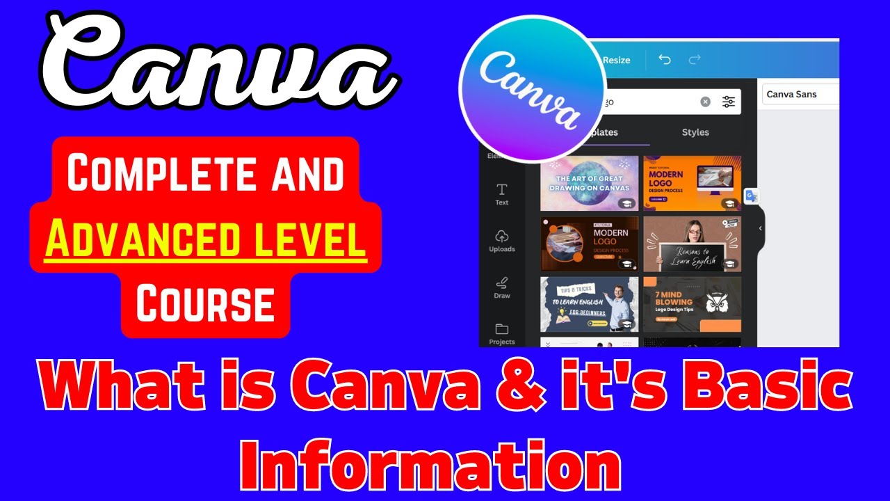 What is Canva And How Does it Work? | Canva Tutorial For Beginners ...