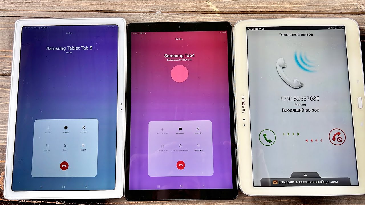 Samsung TabS/\Samsung Tablet Tab8 incoming Call Samsung Tab4 Android 4 ...