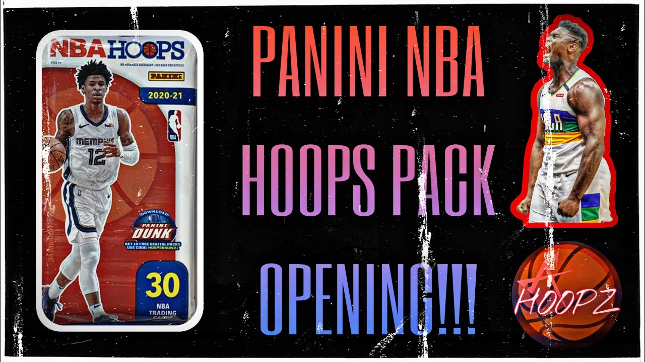 Opening Basketball Cards - NBA Hoops Panini - YouTube