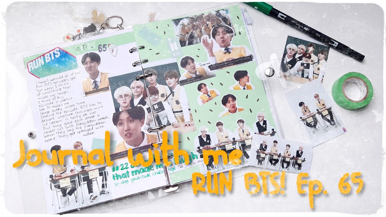 Journal with me #1 | RUN BTS! ep. 65 | ThisizReneesworld - YouTube