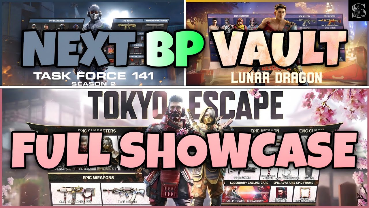 CODM Next Season 2 BP Vault Showcase | Lunar Dragon BP | Task Force 141 ...