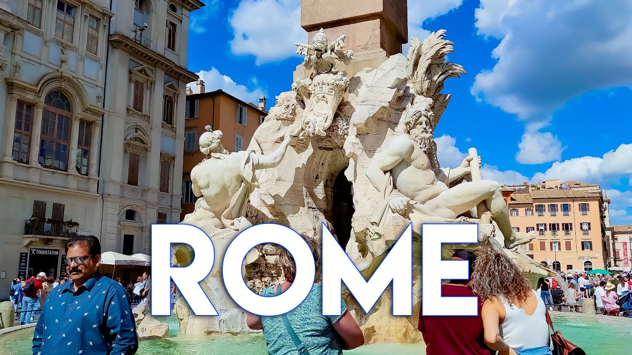 SUNNY ROME. ITALY - Rome Walking Tour.Part.3 - YouTube