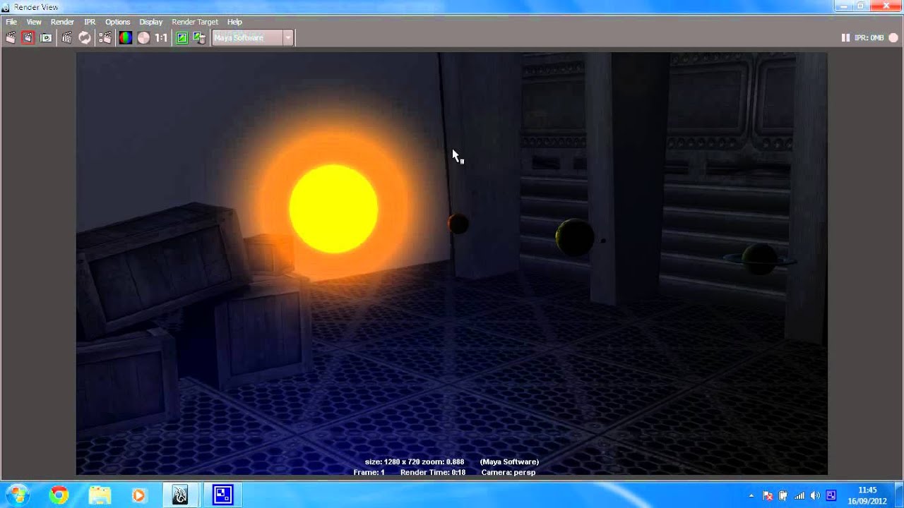 Learn Maya 2015: The basics - 29 -- Adjusting the render settings ...