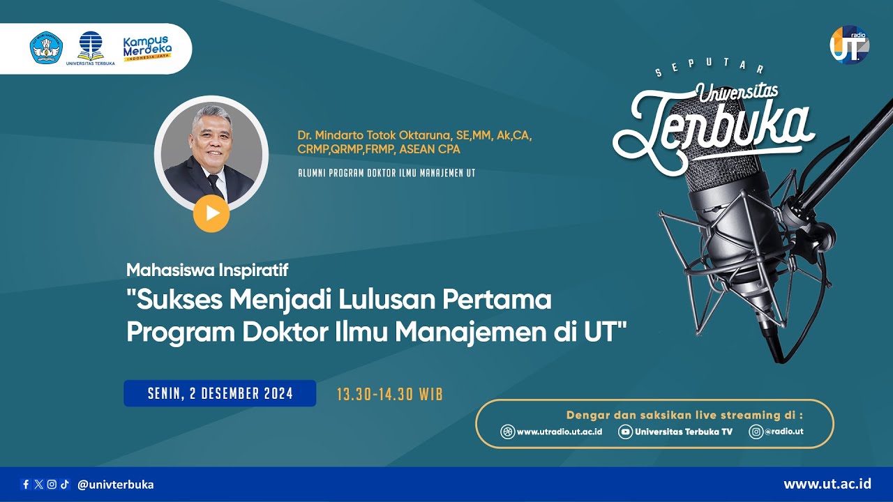 Mahasiswa Inspiratif: Sukses Menjadi Lulusan Pertama Program Doktor ...