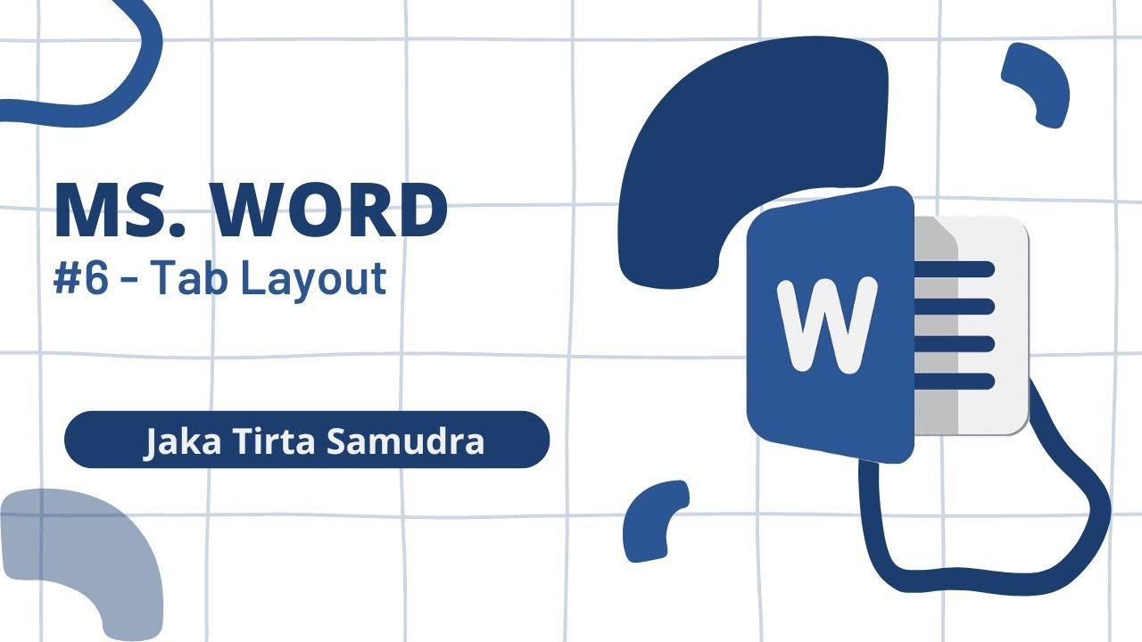 MS WORD #6 - Tab Layout - YouTube