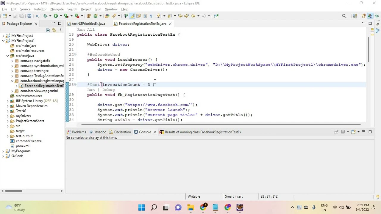 Testng Feature Invocationtimeout Example Youtube