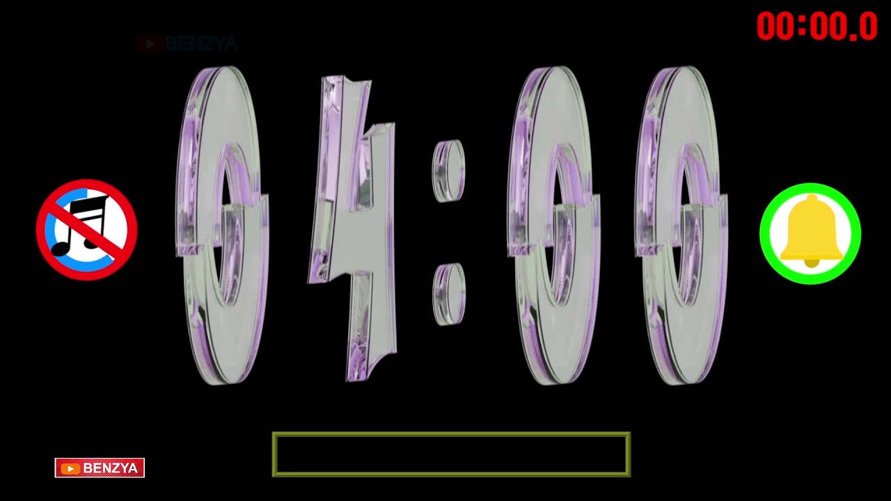 4 Minutes Timer Countdown Alarm 🔔 - YouTube