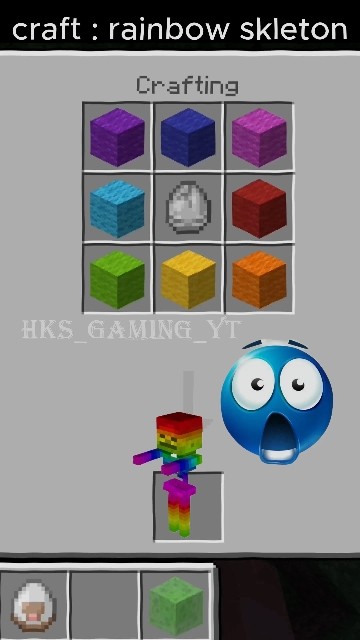 Minecraft [ Rainbow Skeleton ] #minecraft #like - YouTube