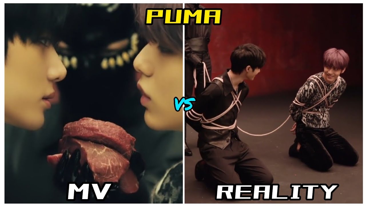 TXT "PUMA" MV VS REALITY - YouTube