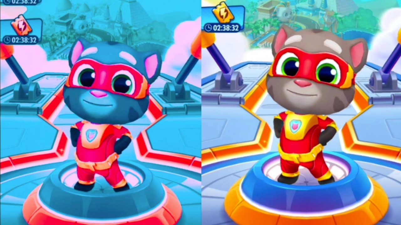 Talking Tom Hero Dash - Full Hero And Defeat The All Bosses #talkingtom ...