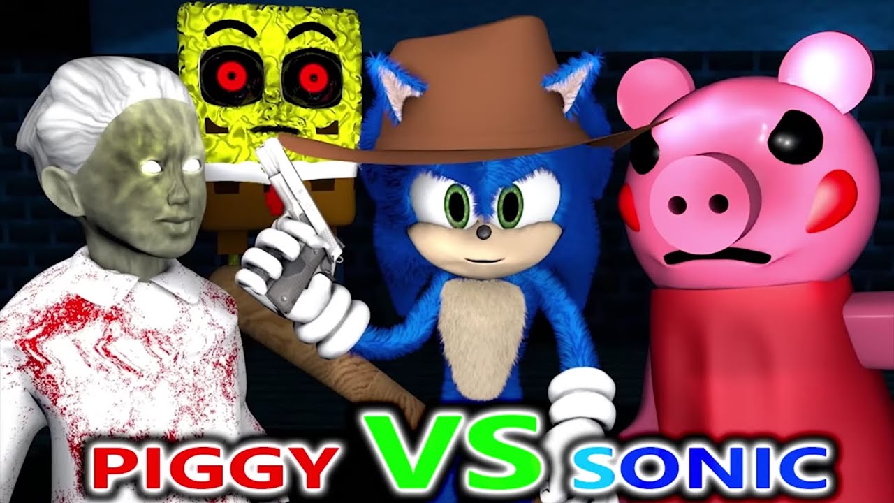 piggy vs sonic (bad audio) by wildcraft - YouTube