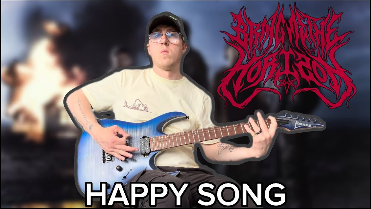 Bring Me The Horizon // Happy Song // Guitar Cover - YouTube