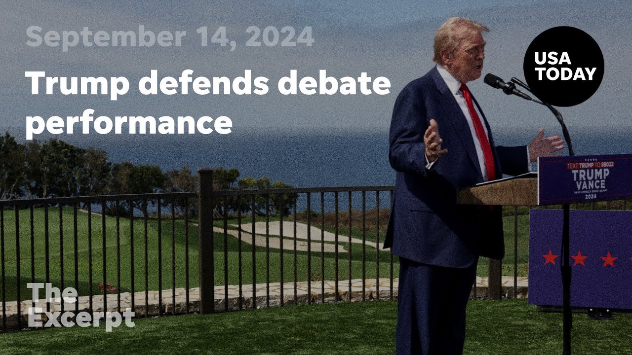 Trump defends debate performance | The Excerpt - YouTube