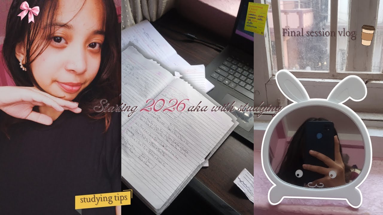 Starting 2026 Right | Engineering Finals Exam Study Vlog + Tip - YouTube