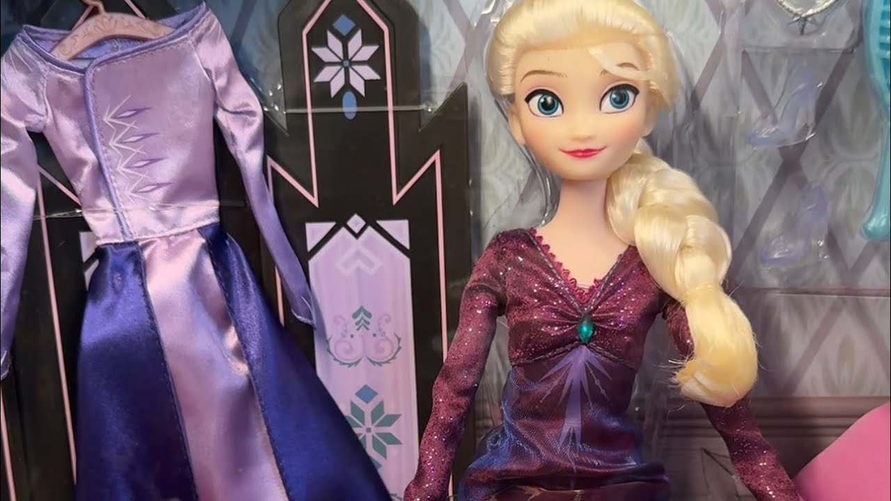 Frozen 2 Elsa Bedroom Doll & Playset Review! - YouTube