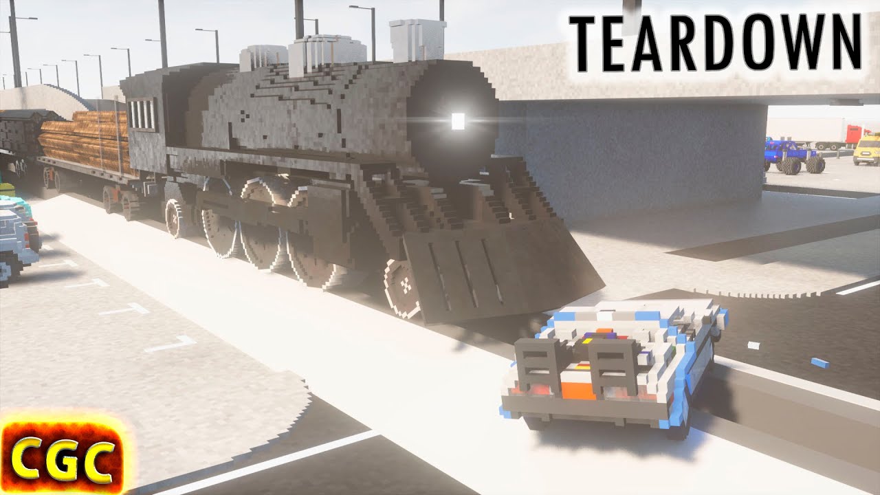 Trains railroad crossing in TearDown #5 - YouTube