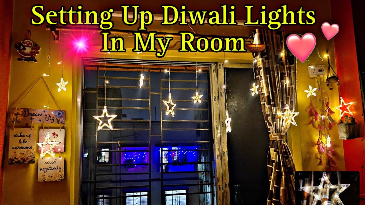 Star lights For Diwali🌙 💜Review, decorations for diwali 😍 - YouTube
