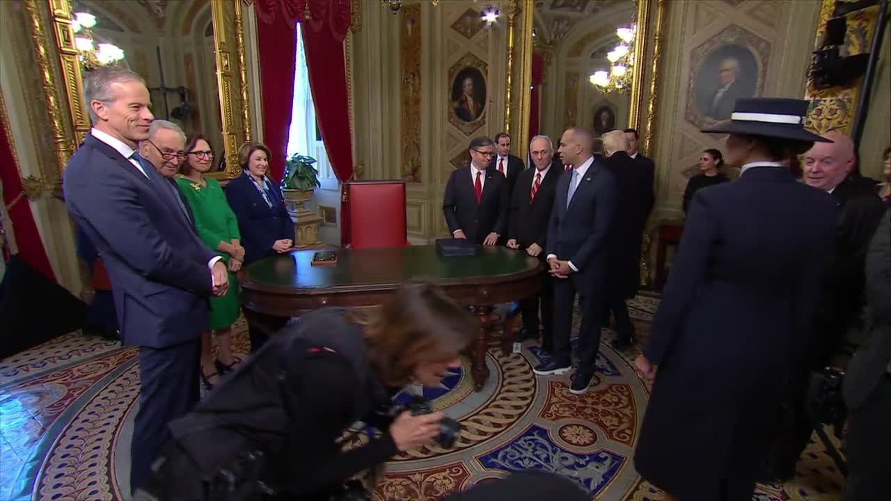 RAW: President Trump participates in signing ceremony in the President ...