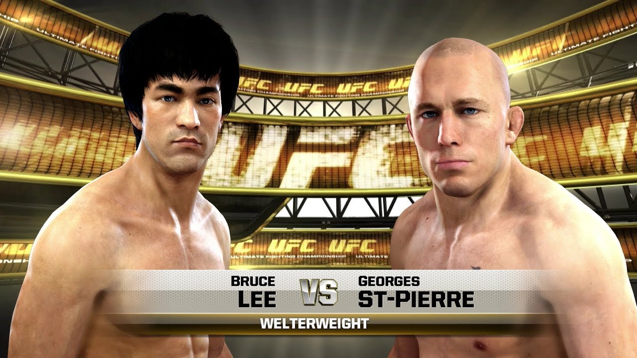 Bruce lee vs Georges st-pierre UFC (PS4) Online Gameplay - YouTube