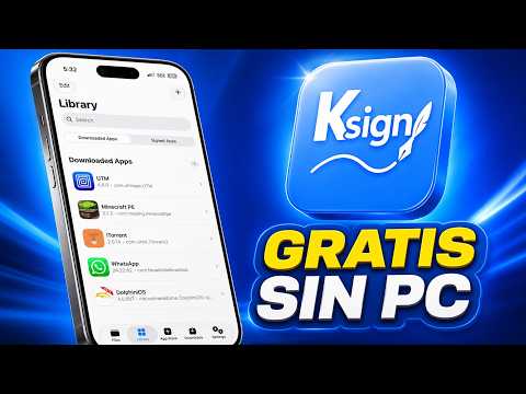 Cómo INSTALAR Aplicaciones FUERA del App Store GRATIS y SIN PC | Instala KSign FÁCIL!