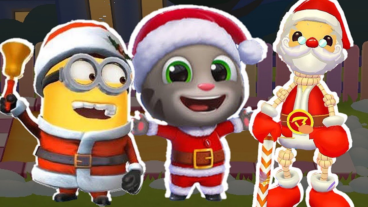 Talking Tom Gold Run vs Buddyman Run vs Minion Rush | Despicable Me ...