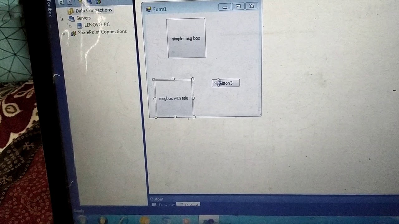 Visual studio ||simple messagebox - YouTube