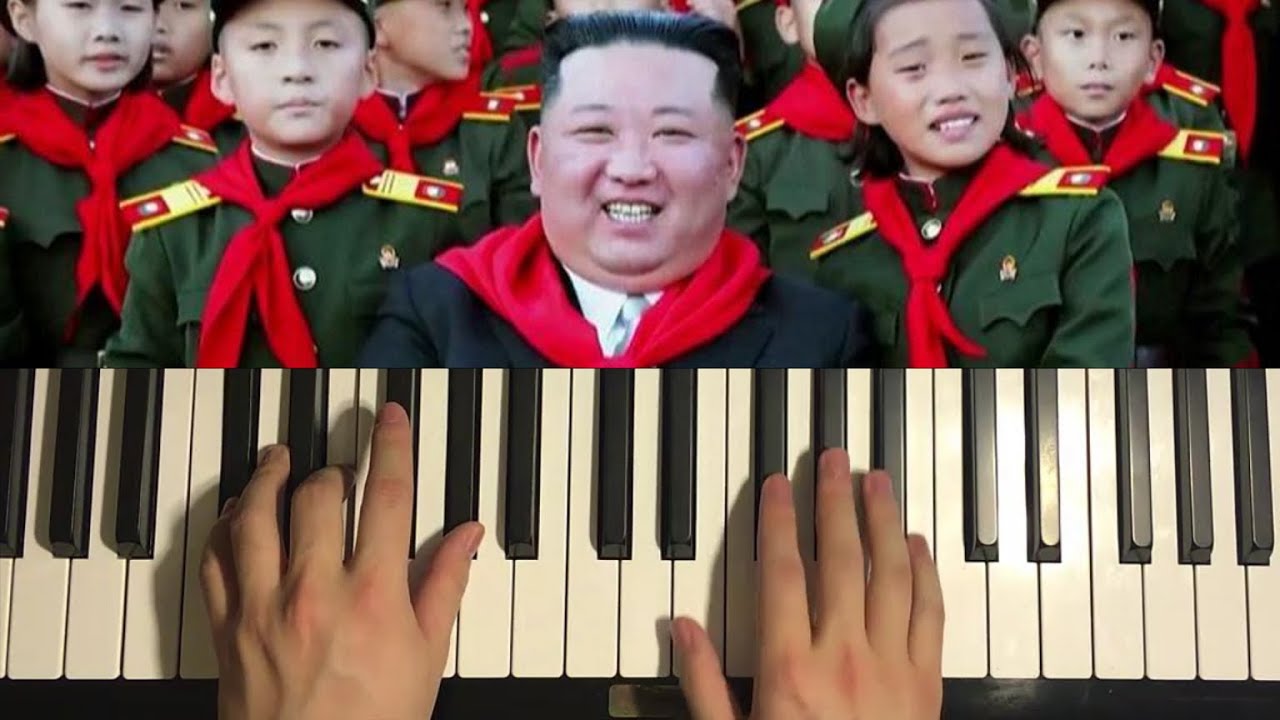 Kim Jong Un Song - Friendly Father (Piano Tutorial Lesson) - YouTube