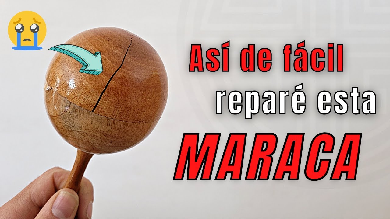 Reviví una antigua MARACA de madera - YouTube
