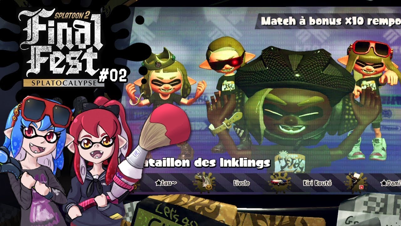 FINAL FEST : SPLATOCALYPSE #02 - Splatoon 2 - YouTube