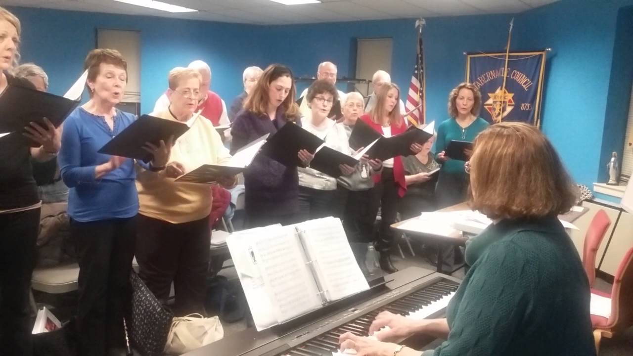 Holy Eucharist adult choir practice - YouTube