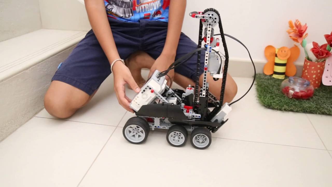 Lego mindstorm staircase climber by Rehan - YouTube