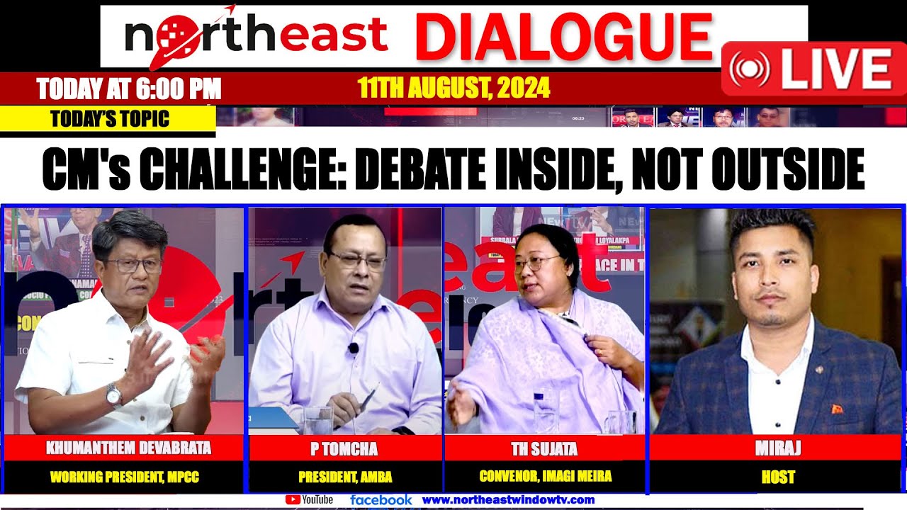 "CM's Challenge: Debate Inside, Not Outside" 𝗢𝗡 𝗡𝗢𝗥𝗧𝗛𝗘𝗔𝗦𝗧 𝗗𝗜𝗔𝗟𝗢𝗚𝗨𝗘 ...
