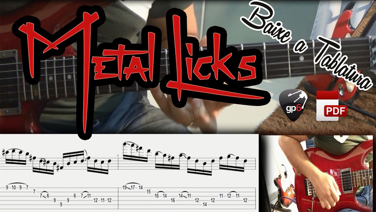 Metal Licks (Bm) - Com tabs e fundamentos - YouTube