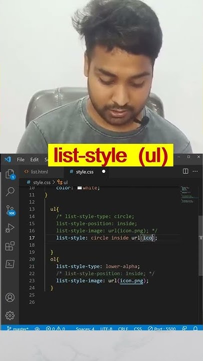 List Style In CSS | ul - YouTube