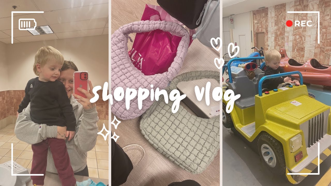 realistic & hectic shopping vlog with me & my toddler 🤍 - YouTube