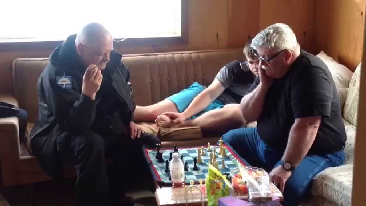 The forever chess game! Don forfeit. Harvey(Dad) says he needs more ...