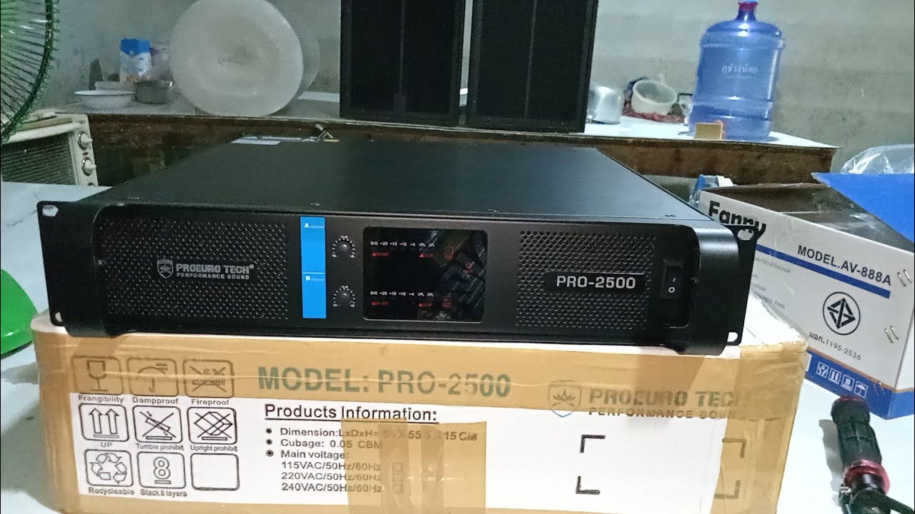 แนะนำการตั้งค่าการใช้งานproeurotech pro2500 สนใจสินค้าโทร065-3364269 ...