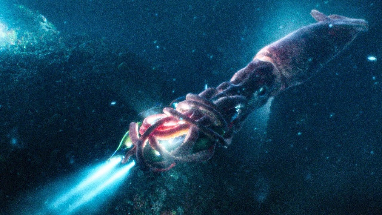 GIANT SQUID Attacks Submarine Scene - The Meg (2018) Movie Clip HD ...
