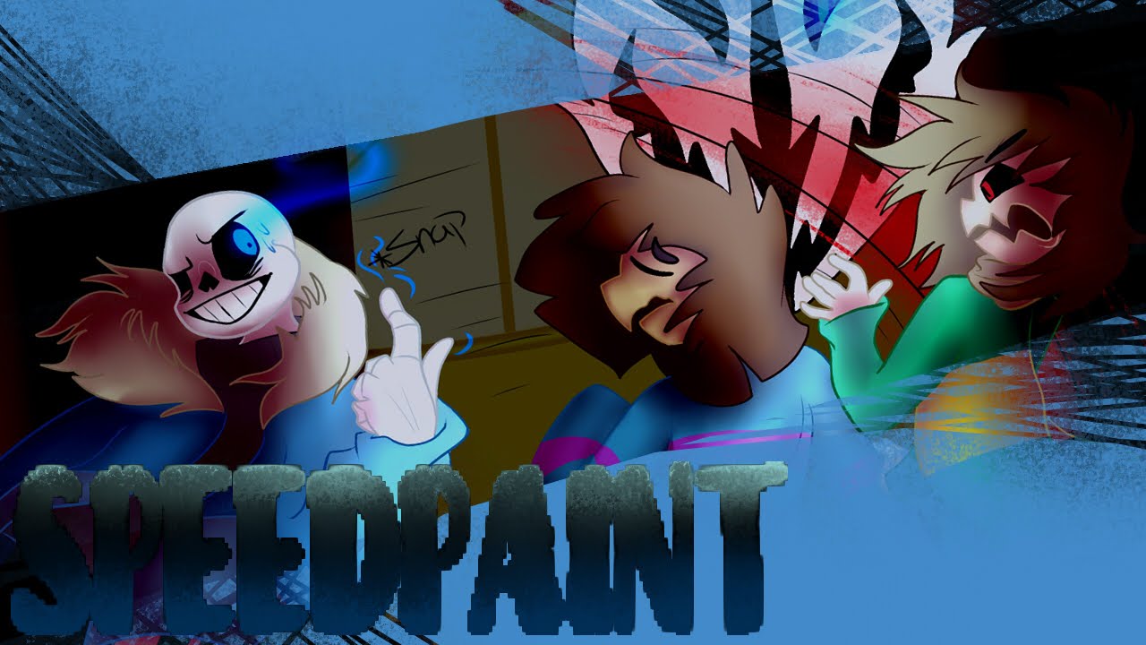 Genocide Sans Fight (Undertale Speedpaint) - YouTube