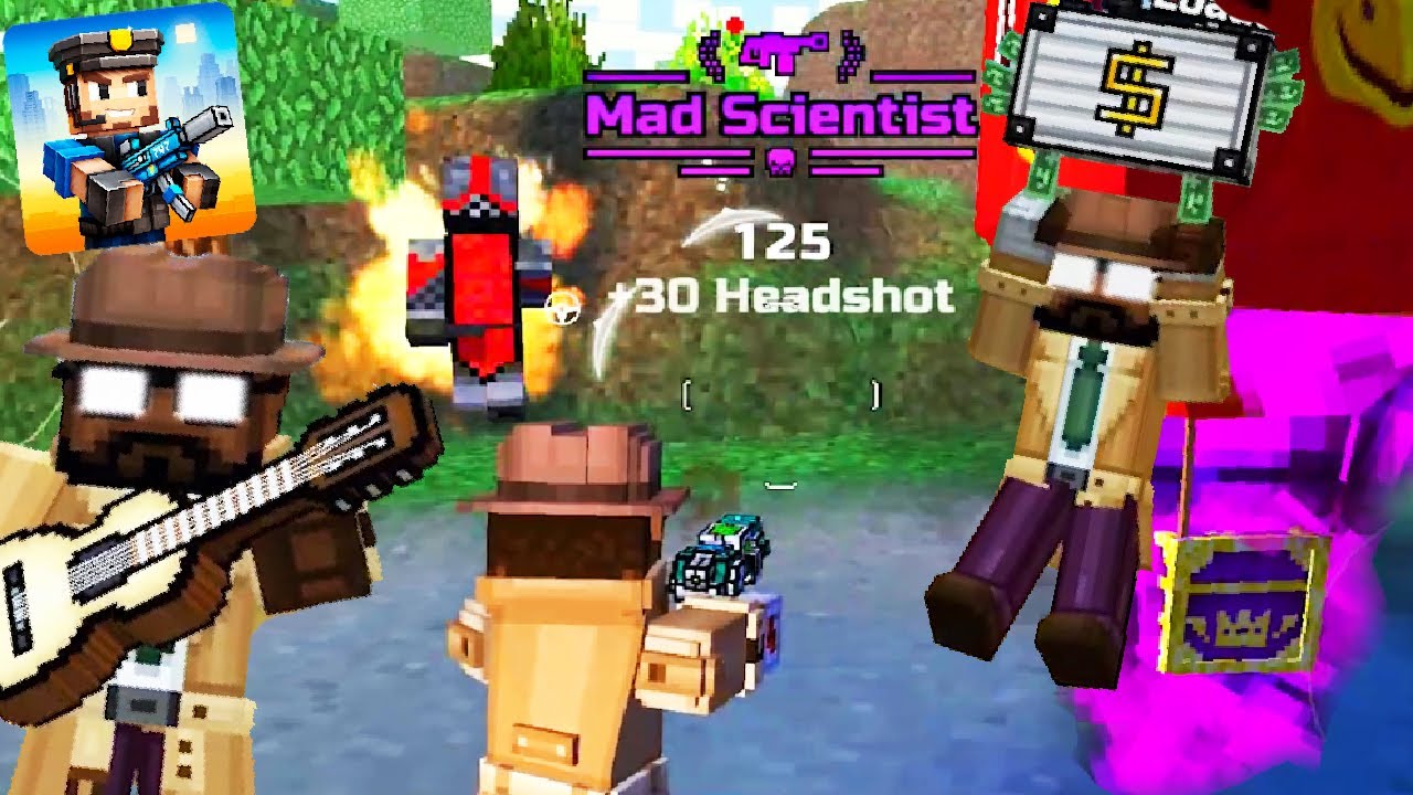 Pixel Gun 3D - Block City Detective in Battle Royale - YouTube