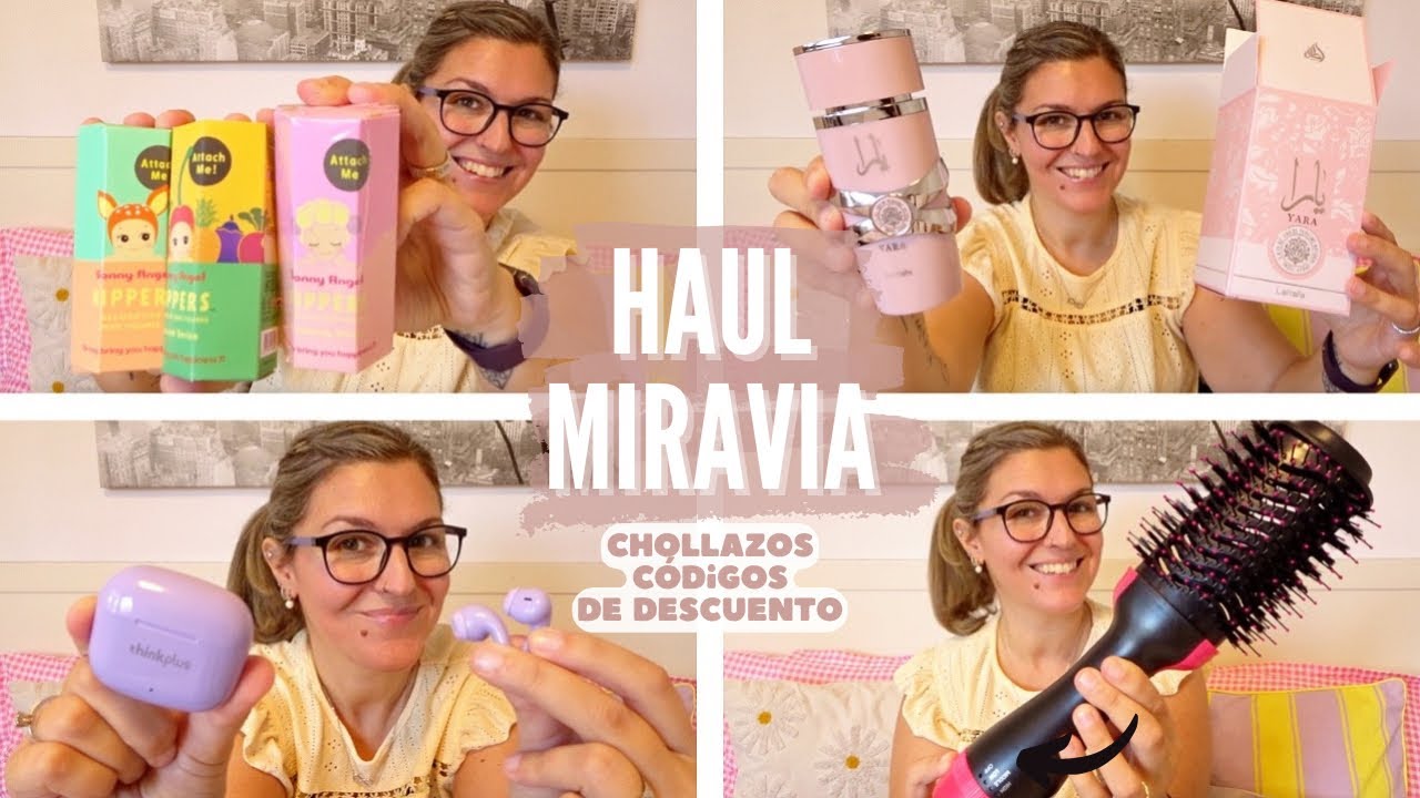HAUL MIRAVIA * Chollazos Compras en Miravia* CÓDIGOS DE DESCUENTO - YouTube