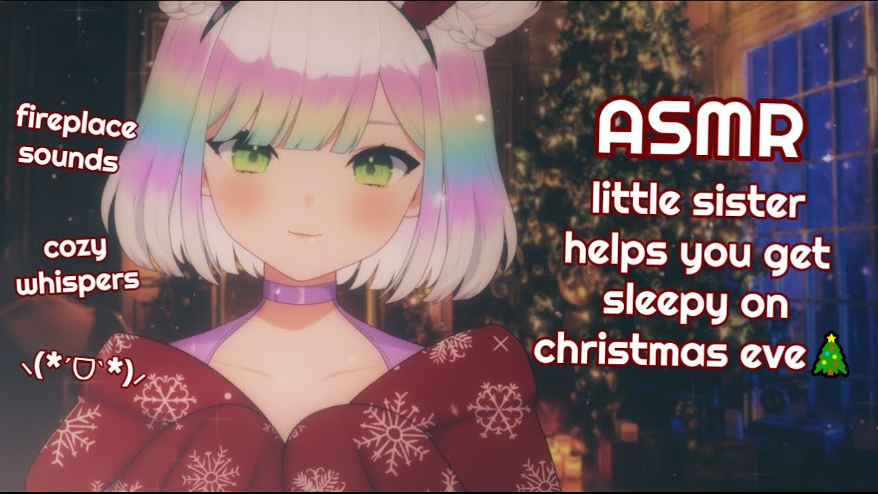 [ASMR] helping you sleep on christmas eve🎄 | roleplay💓 | ear to ear ...