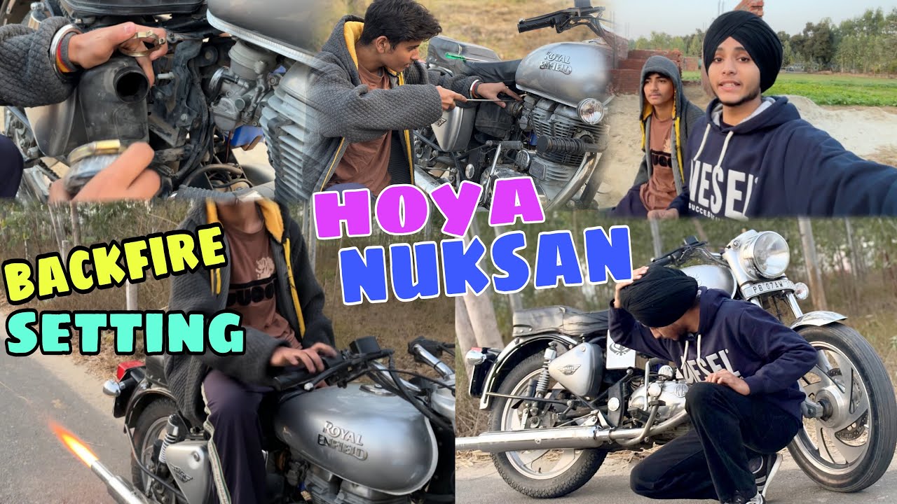 Bullet Back fire setting | Bs3 Bullet back fire,Ho geya nuksaan 🥲 - YouTube