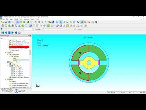 TUTORIAL FOR DESIGNING SINGLE PHASE MOTOR USING JMAG 13.0 - YouTube