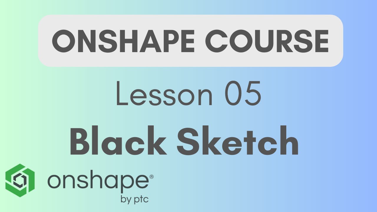 Onshape: Fully Define Your Sketch (Blue to Black)! - YouTube