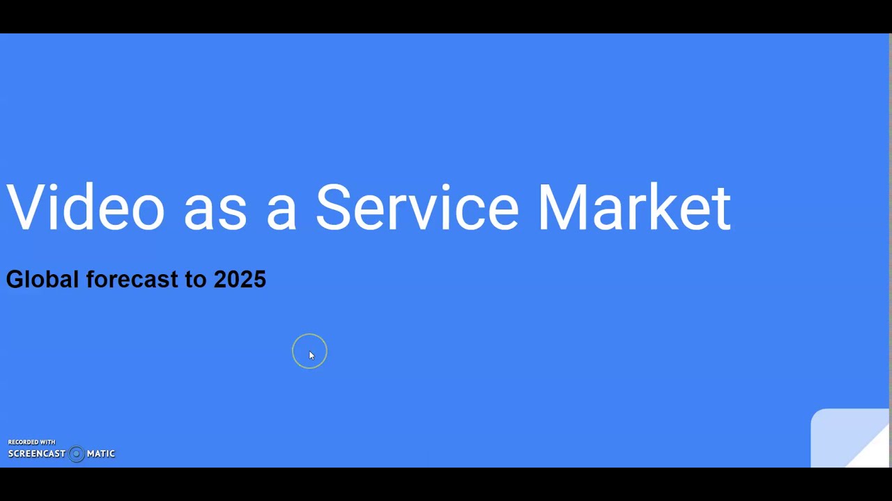 Video As a Service - Market Forecast, Growth Drivers, Key Players - YouTube