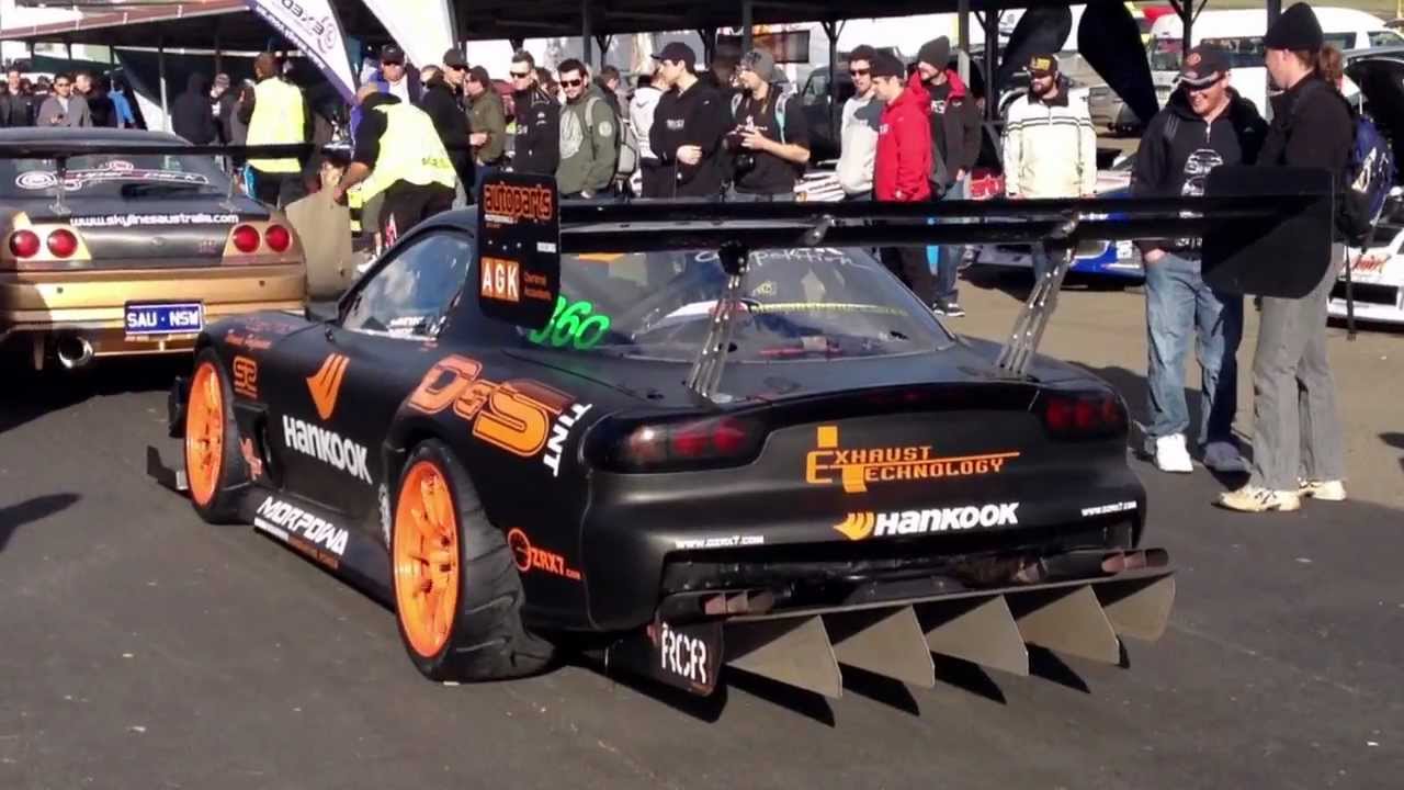 World Time Attack Challenge - Matte Black Brideport FD RX7 - YouTube