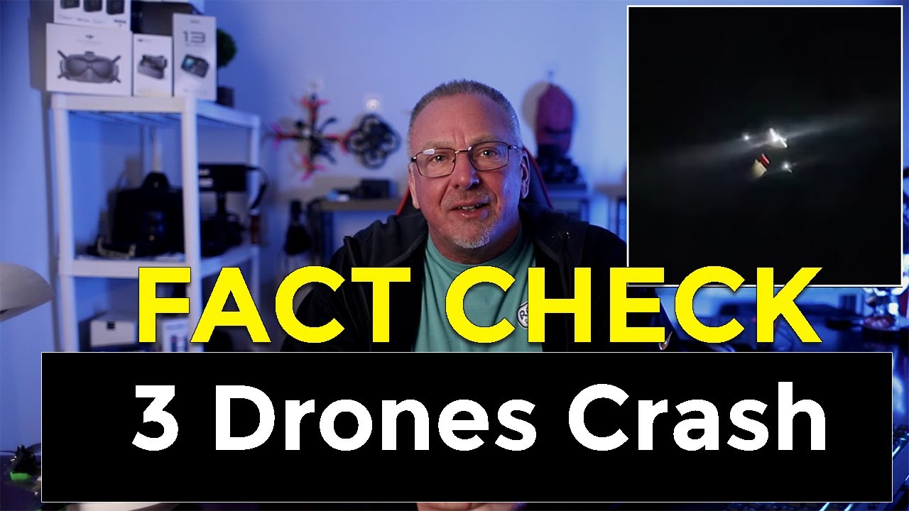 Multiple Drones Crash in NJ - YouTube